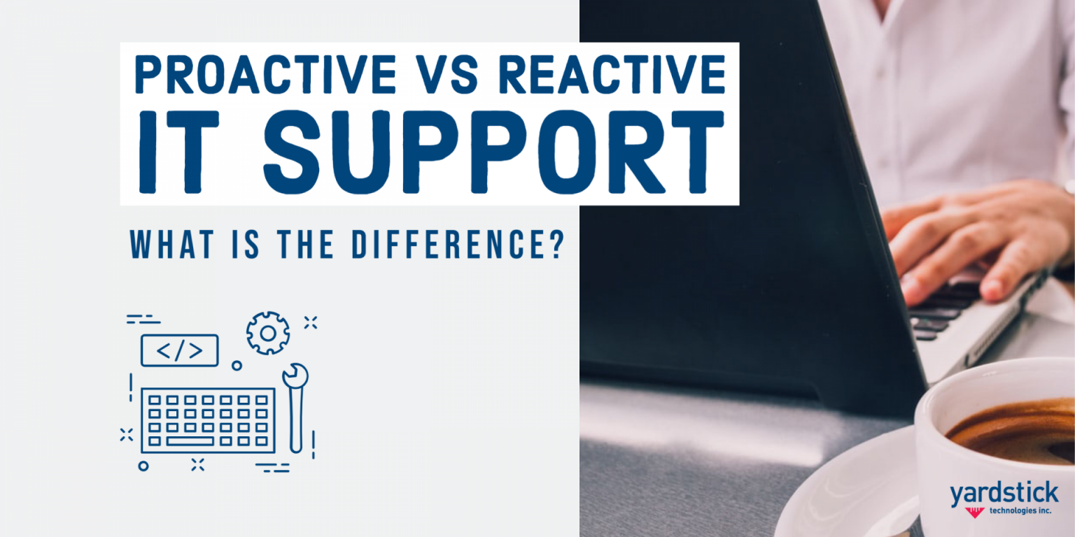 Proactive vs Reactive IT Support - Yardstick Technologies